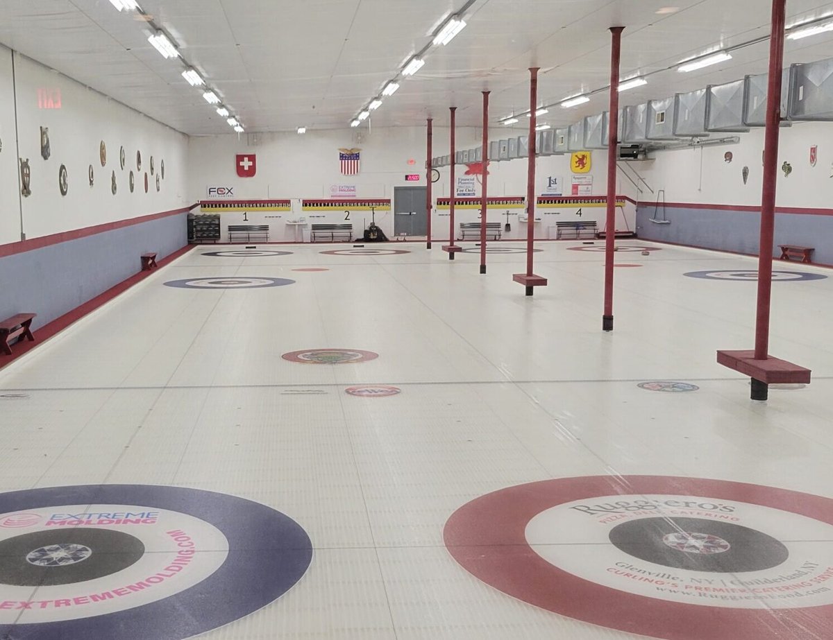 Extreme Molding's Team Building Activity with Schenectady Curling Club