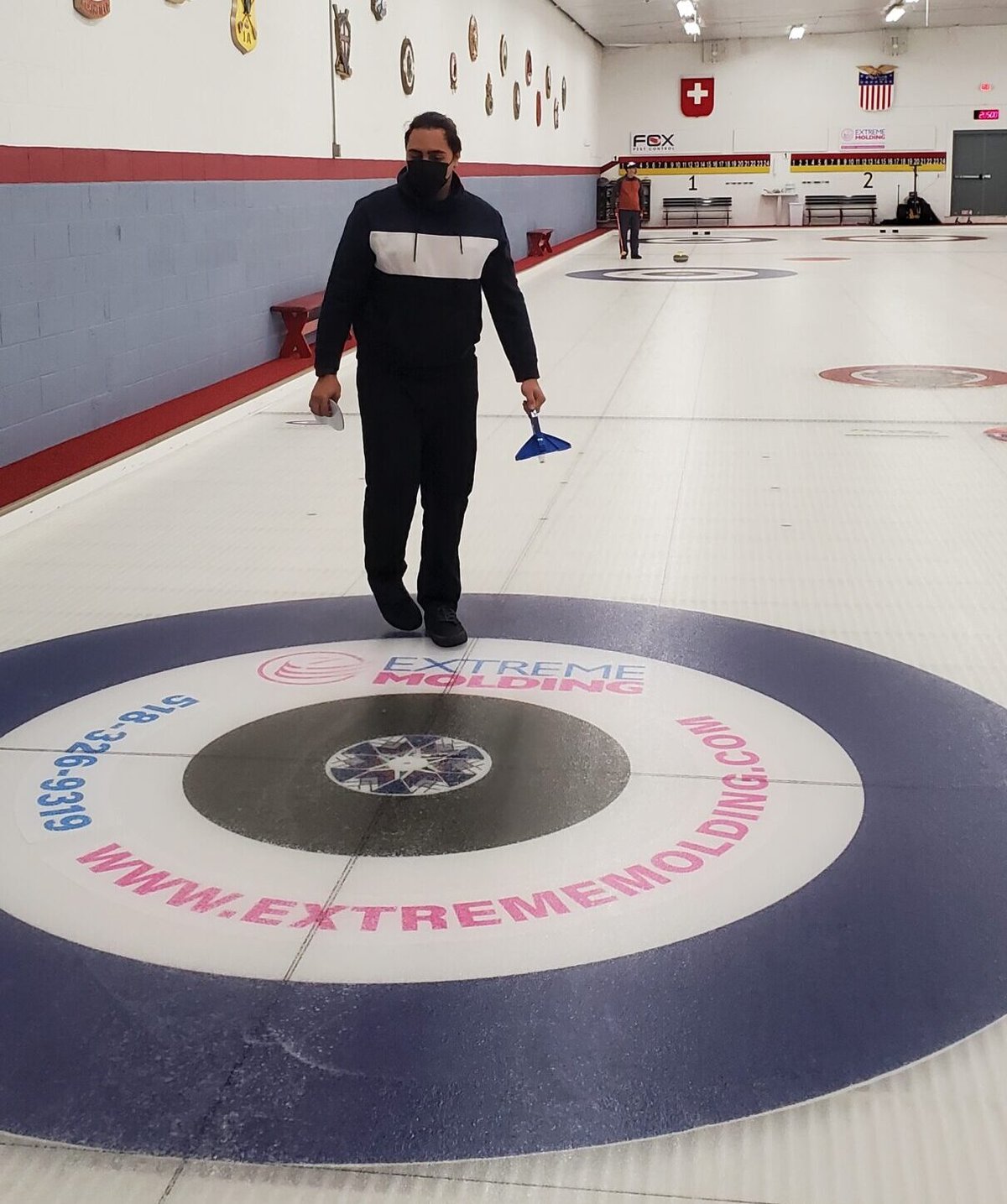 Extreme Molding's Team Building Activity with Schenectady Curling Club