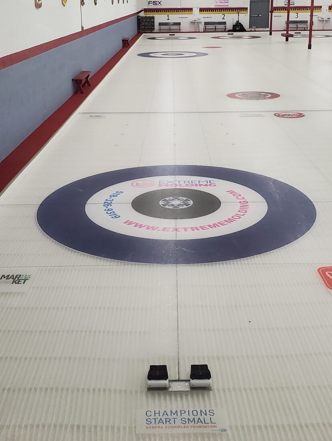 Extreme Molding's Team Building Activity with Schenectady Curling Club